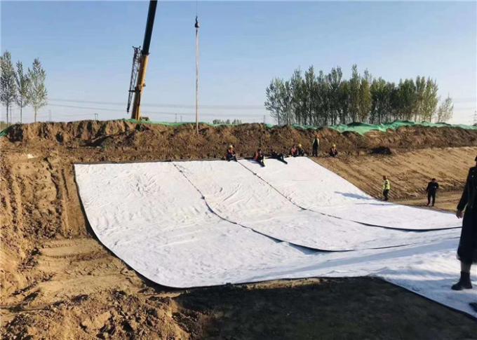 Class 1 Polypropylene Non Woven Fabric Geotextile 200gsm / 300gsm / 400gsm